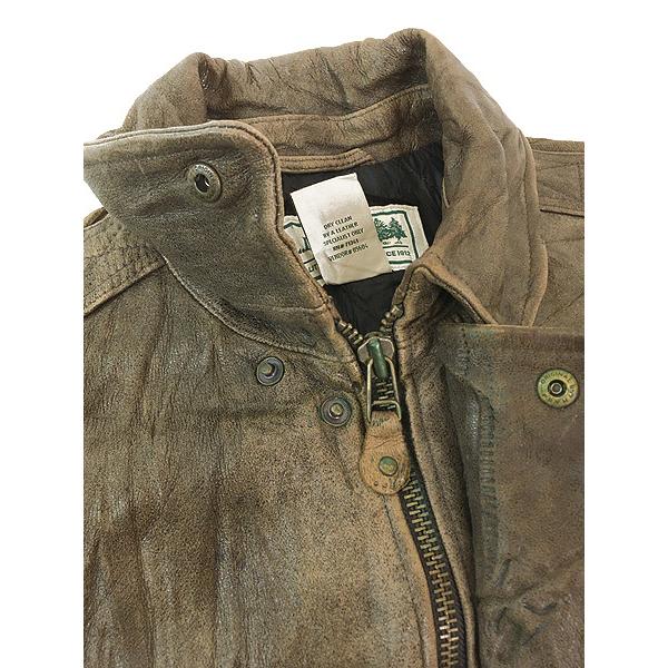 古着 00s LL Bean Type A-2 本革 ゴートスキン レザー フライング