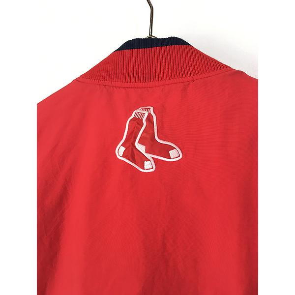 古着 MLB Boston Red Sox レッドソックス パデット ナイロン