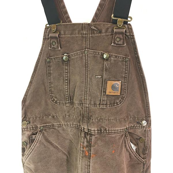 古着 Carhartt パデット チョコレート ダック Wニー ワーク