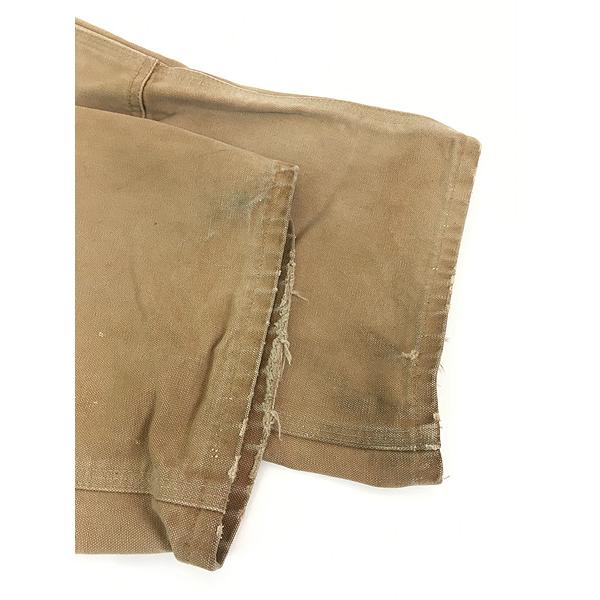 古着 90s USA製 Carhartt ブラウン ダック Wニー ワーク
