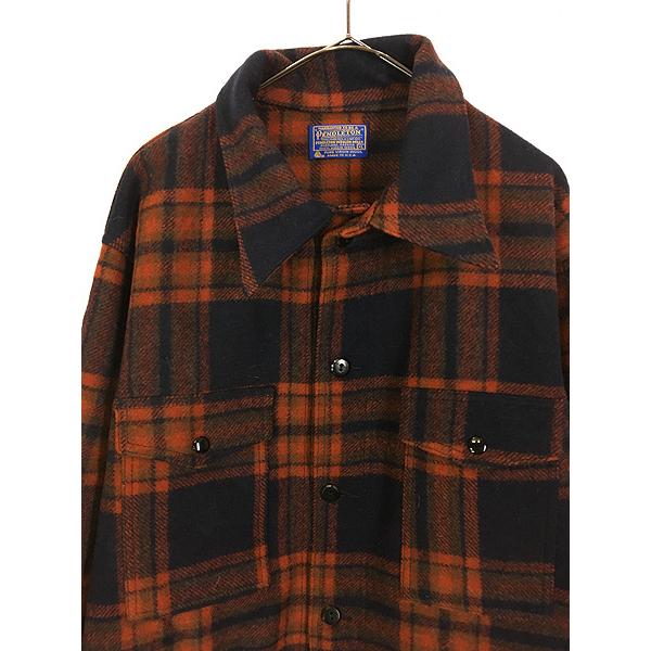 古着 70s USA製 Pendleton オレンジ チェック メルトン ウール マッキーノ ジャケット XL 美品!! :24ja16n:古着屋ドラセナYahoo!ショップ - 通販 ...