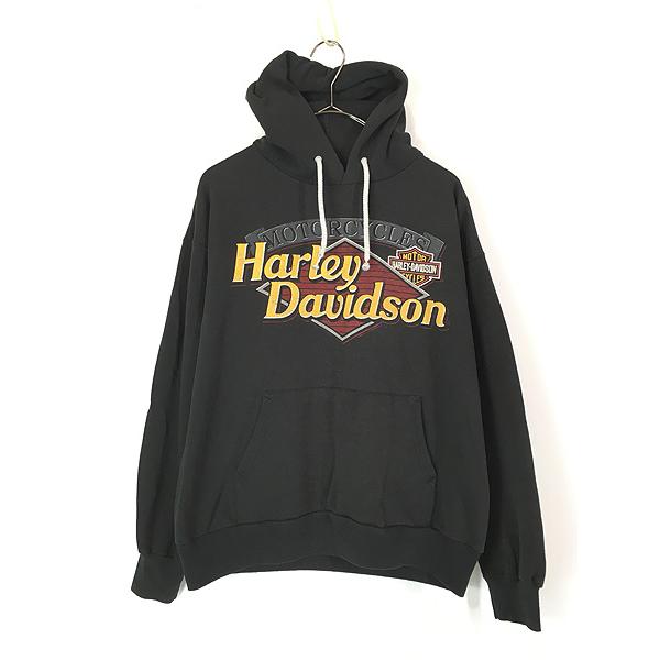 古着 90s HARLEY DAVIDSON 時計 BIG ロゴ スウェット パーカー L : 古着屋ドラセナYahoo!ショップ - 通販 - Yahoo!ショッピング