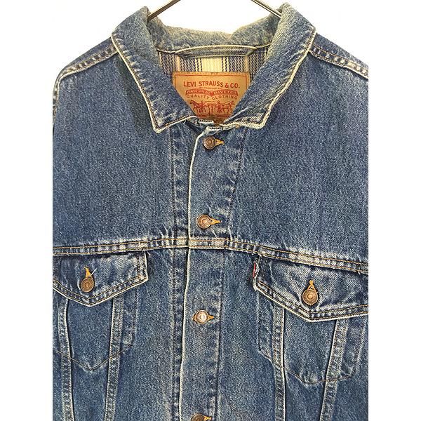 古着 90s USA製 Levi's 70699-0289 デカタグ チェック ライナー ビッグ
