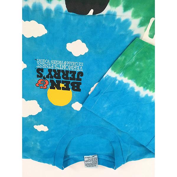 古着 90s USA製 BEN&JERRY'S アイスクリーム 企業 タイダイ Tシャツ XXL 古着 古着 90s USA製 BEN&JERRY'S アイスクリーム 企業 タイダイ Tシャツ