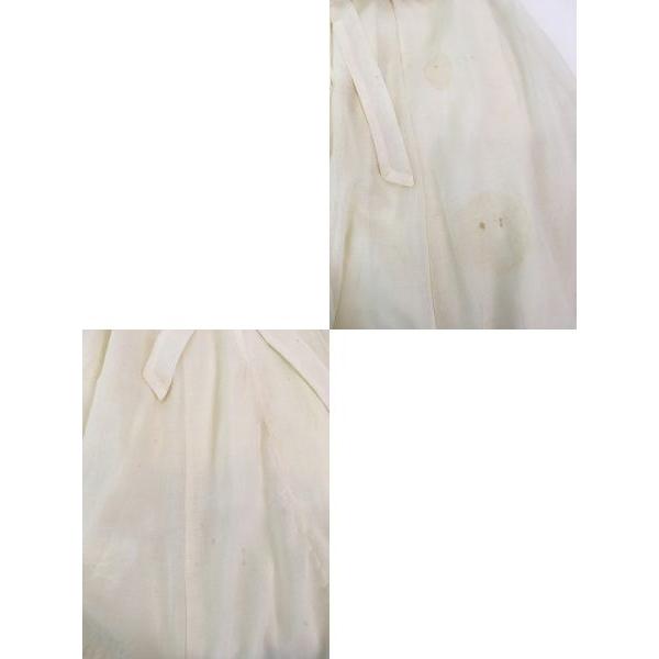 レディース 古着 70s USA製 GUNNESAX レース フリル パール ビーズ