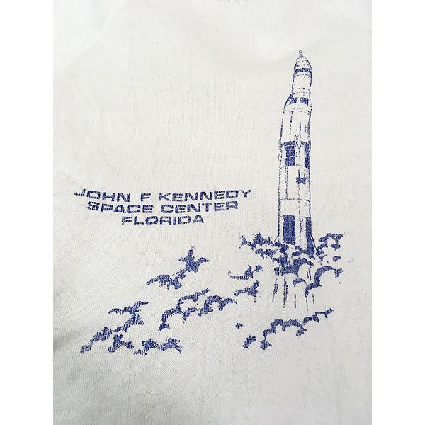 レディース 古着 60s Hanes 「ジョン・F・ケネディ宇宙センター