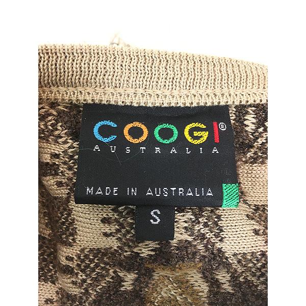 レディース 古着 Australia製 COOGI 3D 菱形 リピテーション デザイン
