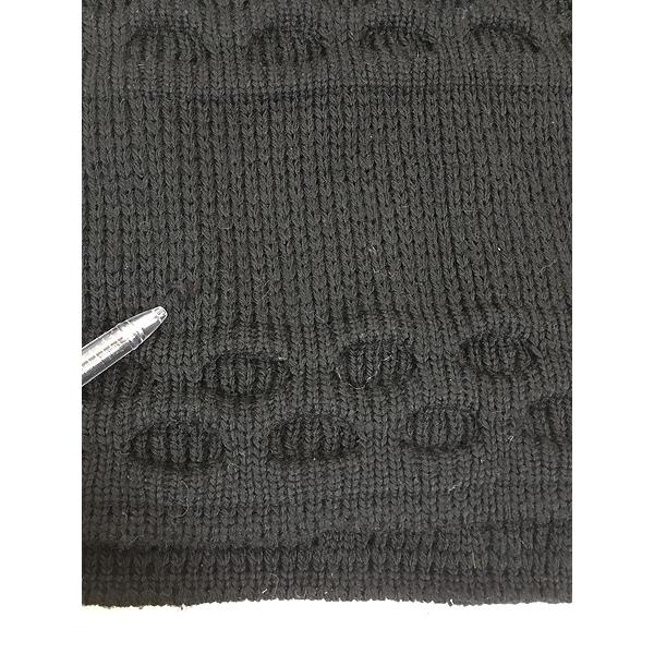 レディース 古着 70s LeRoy ハニカム ワッフル編み ボーダー ロング