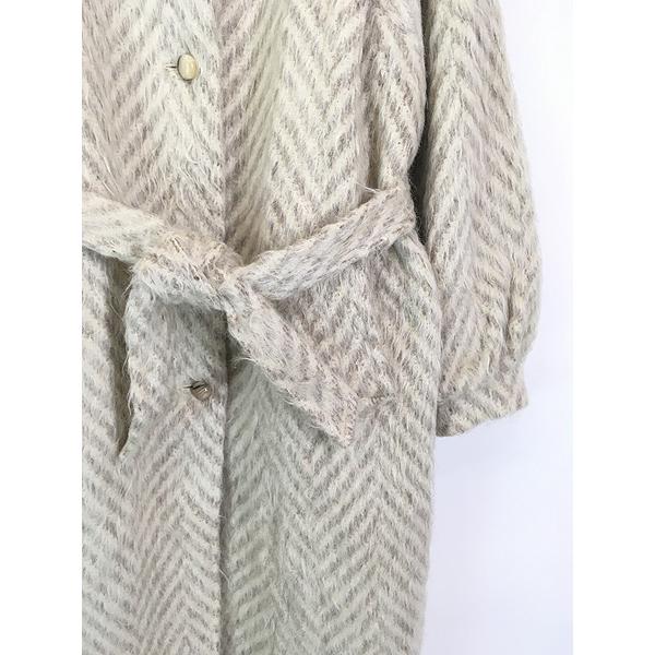 レディース 古着 80s Canada製 electre シェブロン ストライプ