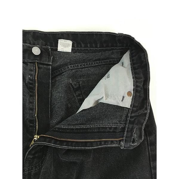 古着 90s Levi's 505-0260 スーパー ブラック デニム パンツ ジーンズ