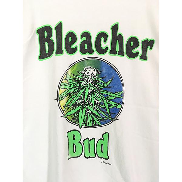 古着 90s USA製 「Bleacher Bud」 大麻 マリファナ ドラッグ 古着 90s USA製 「Bleacher Bud」 大麻 マリファナ ドラッグ