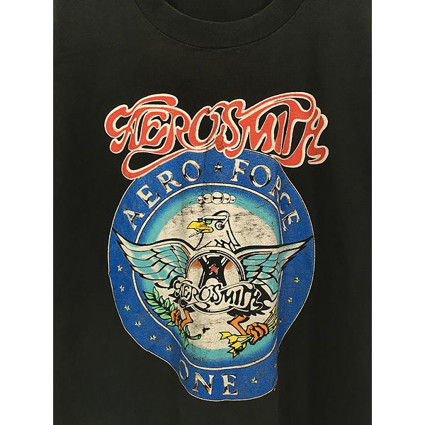 古着 90s AERO SMITH 「AERO FORCE ONE」 ツアー ハード ロック バンド Tシャツ XL位 : 古着屋ドラセナ ...