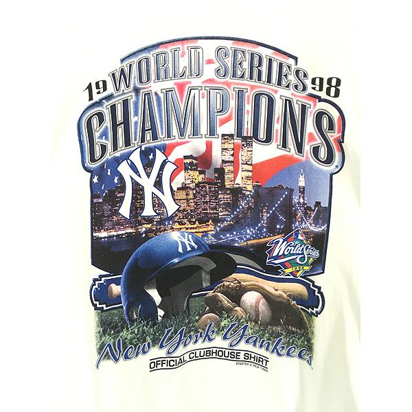 古着 90s STARTER MLB NY Yankees ヤンキース 記念 Tシャツ XL : 古着屋ドラセナYahoo!ショップ - 通販 - Yahoo!ショッピング