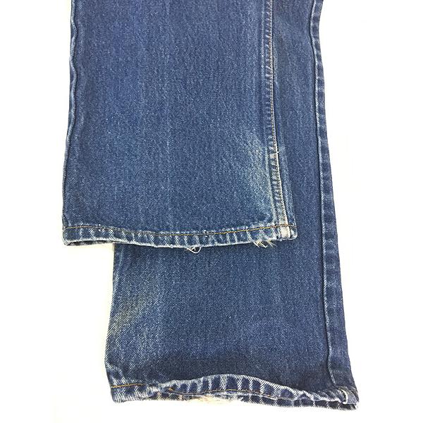 古着 90s USA製 Levi's 517-0217 濃紺 ブルー デニム ブーツカット