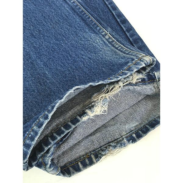 古着 90s USA製 Levi's 517-0217 濃紺 ブルー デニム ブーツカット