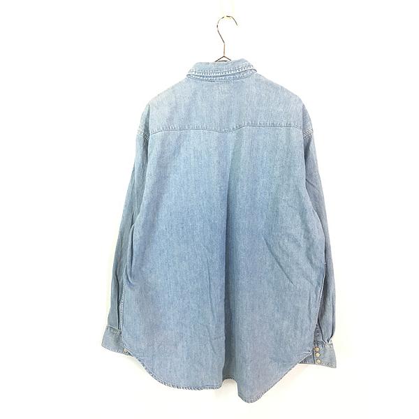 古着 90s J Crew ブルー デニム ウエスタン シャツ L : 古着屋ドラセナYahoo!ショップ - 通販 - Yahoo!ショッピング