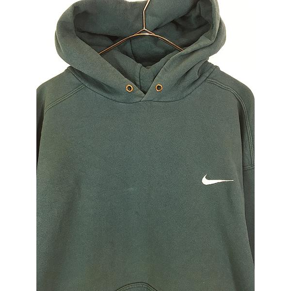 古着 90s NIKE スウォッシュ ワンポイント ソリッド スウェット