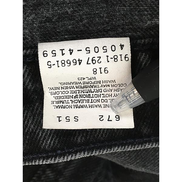 古着 90s USA製 Levi's 505-4159 サルファ スーパー ブラック デニム