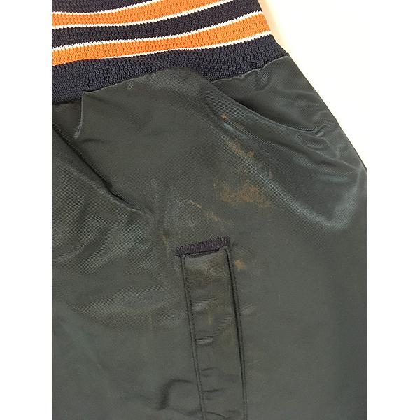 古着 80s STARTER NFL Chicago Bears ベアーズ 光沢 サテン スタジャン