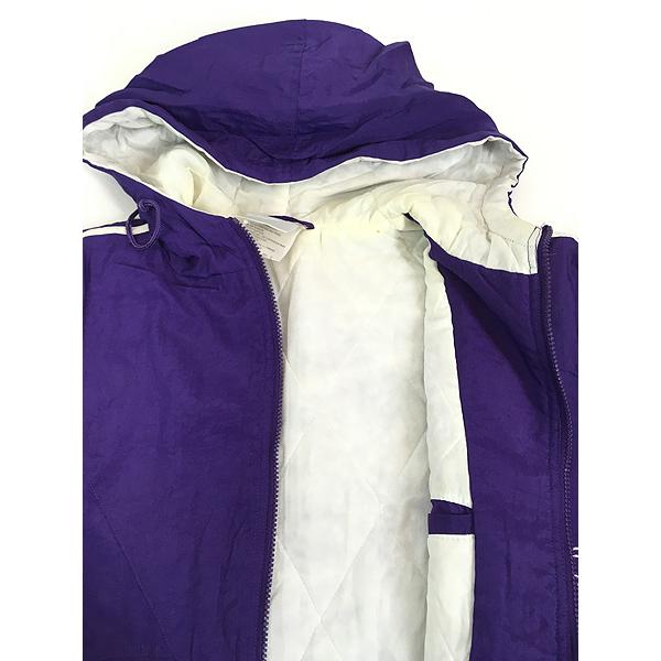 古着 80s adidas BIG ロゴ & トレフォイル パデット フーデッド