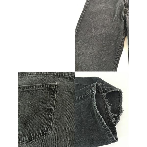 古着 00s Levi's 505-0260 サルファ ブラック デニム パンツ ジーンズ