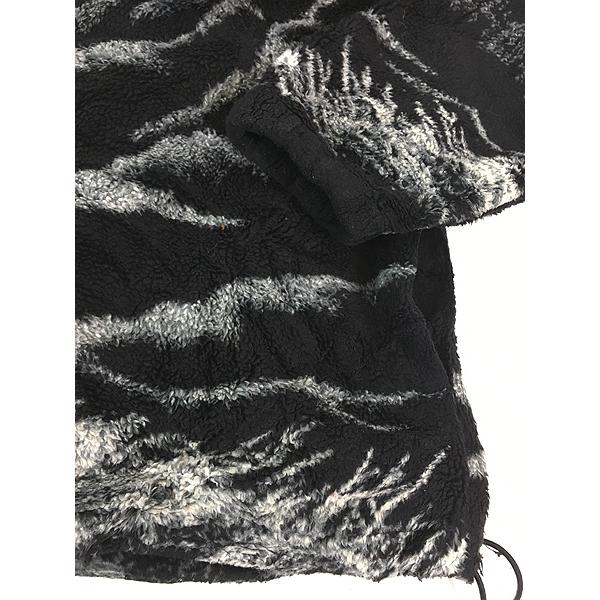 古着 90s USA製 Art Unlimited オオカミ ウルフ 総柄 ジップアップ