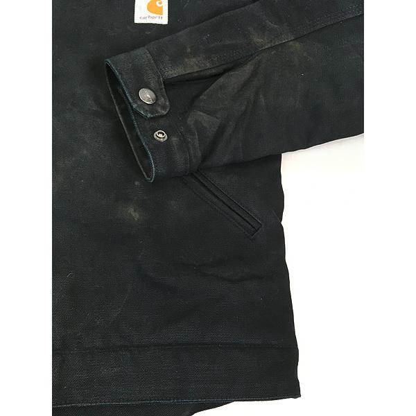 古着 Carhartt 裏地 ストライプ ブランケット ブラック ダック デトロイト ジャケット L位 : 古着屋ドラセナYahoo!ショップ - 通販 - Yahoo!ショッピング