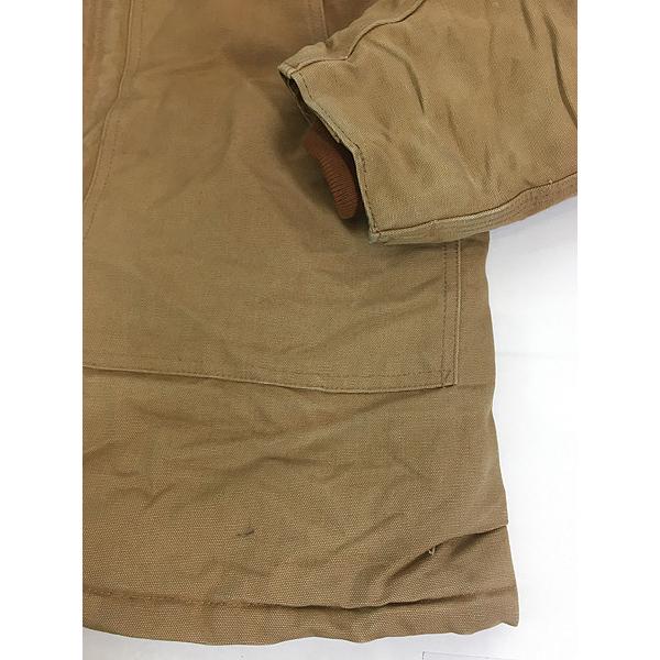 古着 Carhartt ブラウン ダック パデット トラディショナル コート M位