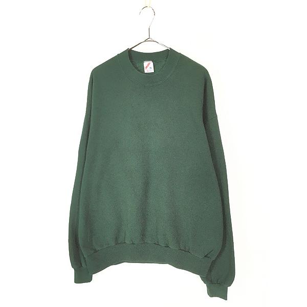 古着 90s USA製 Jerzees 無地 プレーン セットイン スウェット トレーナー グリーン XL : 古着屋ドラセナYahoo!ショップ - 通販 - Yahoo!ショッピング
