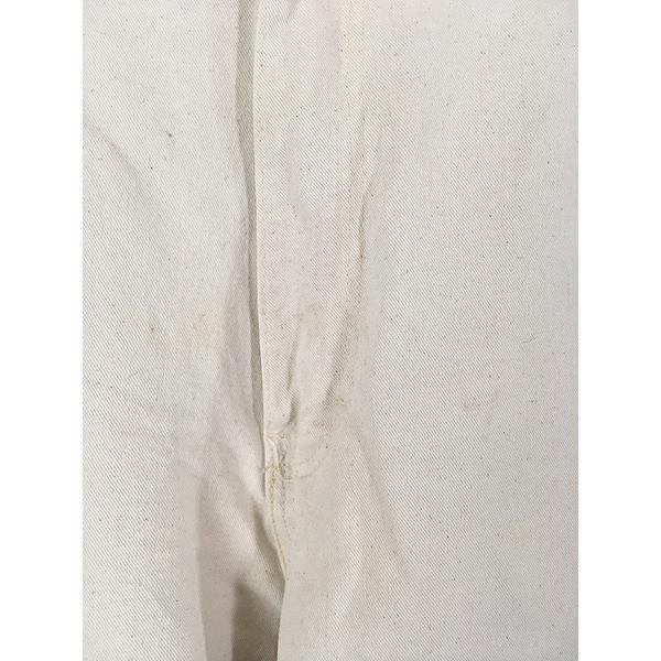 古着 90s Dickies ホワイト コットンキャンバス ペインター ワーク