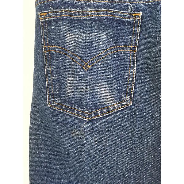 古着 90s USA製 Levi's 505-0215 濃紺 ブルー デニム パンツ ジーンズ