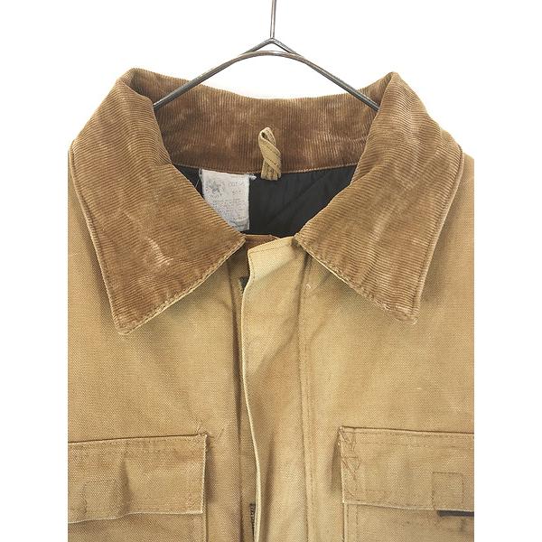 古着 80s USA製 Carhartt 「100周年記念」 ブラウン ダック パデット