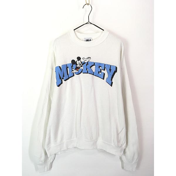 古着 90s Disney Mickey Mouse ミッキー スウェット トレーナー XL位 : 古着屋ドラセナYahoo!ショップ - 通販 - Yahoo!ショッピング