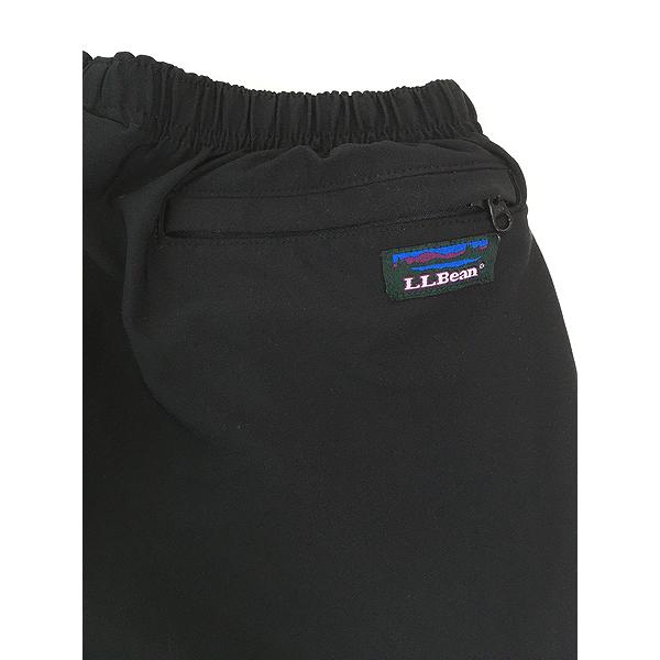 古着 80s USA製 LL Bean × Schoeller Dryskin 傑作 ストレッチ ナイロン アウトドア パンツ 3ポケット ブラック!! M TALL 古着 80s USA製 LL Bean × Schoeller Dryskin 傑作 ストレッチ