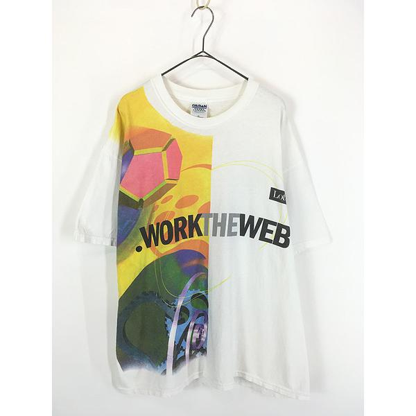 古着 00s Lotus 「.WORK THE WEB」 IBM ソフトウェア グラフィック Tシャツ XL : 古着屋ドラセナYahoo!ショップ - 通販 - Yahoo!ショッピング