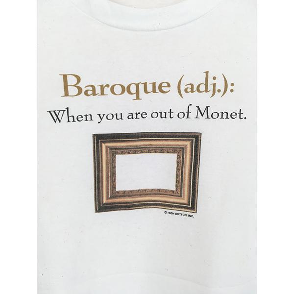 古着 90s USA製 Claude Monet 「Baroque」 バロック 印象派 アート T