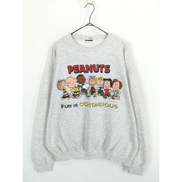古着 90s PEANUTS Snoopy スヌーピー マルチ キャラクター スウェット トレーナー XL位 : 古着屋ドラセナYahoo!ショップ - 通販 - Yahoo!ショッピング