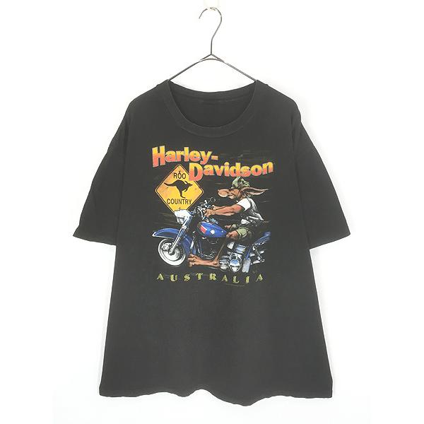 古着 90s HARLEY DAVIDSON カンガルー バイカー グラフィック Tシャツ XL位 : 古着屋ドラセナYahoo!ショップ - 通販 - Yahoo!ショッピング