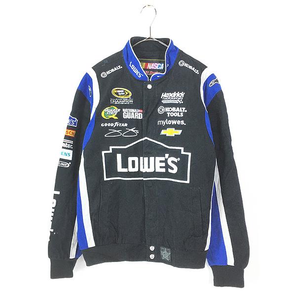 古着 90s JH Design 「LOWE'S」 ロウズ 企業 刺しゅう レーシング ジャケット M : 古着屋ドラセナYahoo!ショップ - 通販 - Yahoo!ショッピング