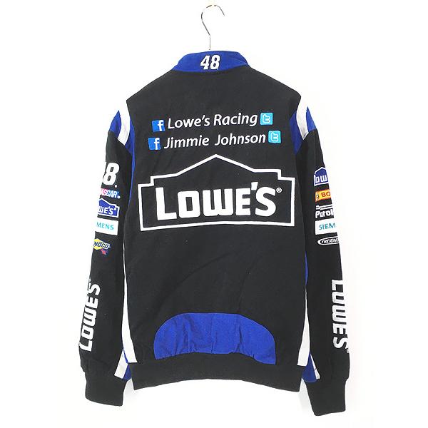 古着 90s JH Design 「LOWE'S」 ロウズ 企業 刺しゅう レーシング ジャケット M : 古着屋ドラセナYahoo!ショップ - 通販 - Yahoo!ショッピング