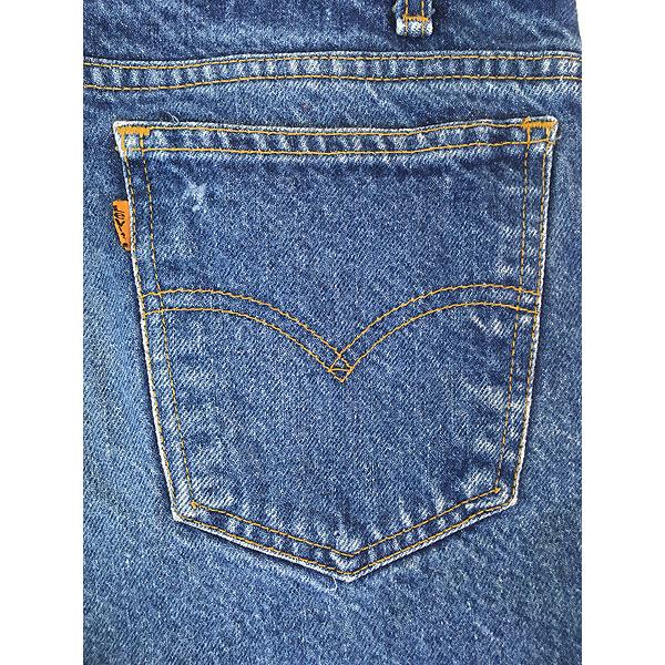 古着 90s Levi's 505-0215 濃紺 ブルー デニム パンツ ジーンズ スリム