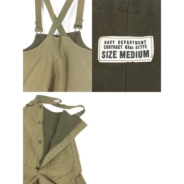 古着 40s 米軍 USN ステンシル ジャングルクロス N-1 デッキ パンツ