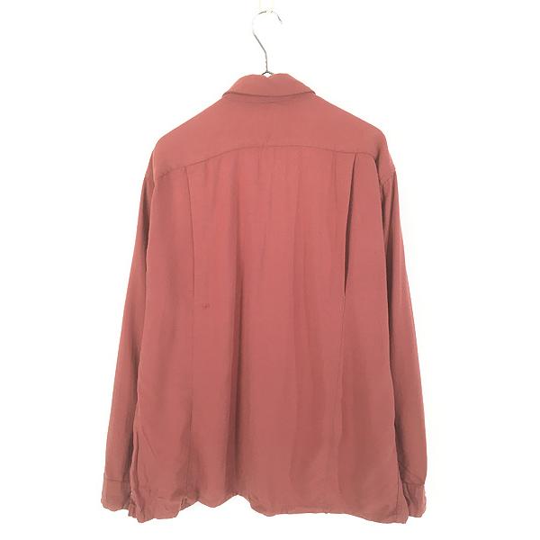 古着 50s Van Heusen アクションプリーツ 無地 ソリッド 開襟 ボックス