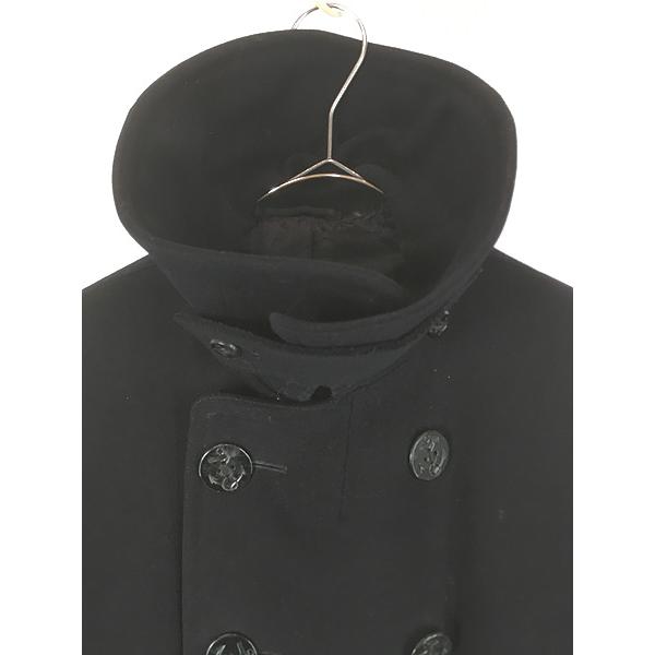 古着 40s 米軍 US NAVY 10ボタン ミリタリー 防水 防寒 メルトン