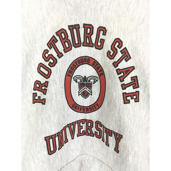 古着 90s USA製 Jansport 「FROSTBURG STATE」 カレッジ リバース