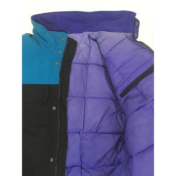 古着 80s Eddie Bauer 名作 Dカン チンスト 比翼 バイカラー グース