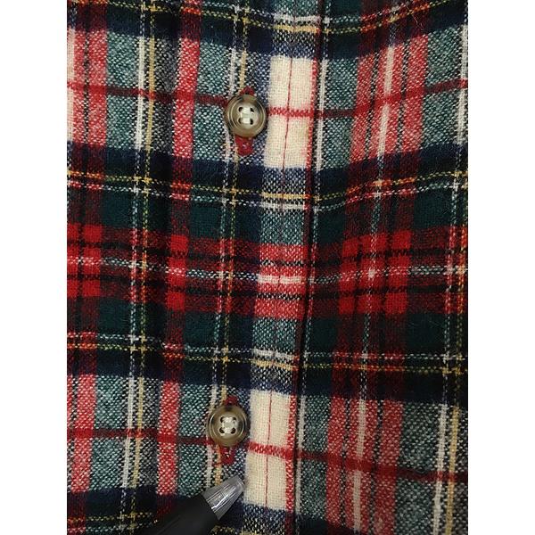 古着 80s USA製 Pendleton Authentic Stewart Dress Tartan タータン チェック ウール シャツ L ミント!! : 古着屋ドラセナYahoo ...