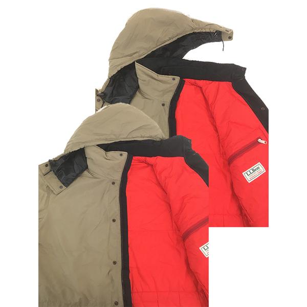 古着 80s USA製 LL Bean 山タグ 2way パデット ナイロン アウトドア