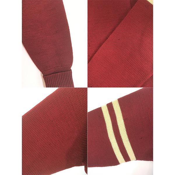 古着 40-50s Chamberlain's 畦編み ローゲージ ウール ニット アワード