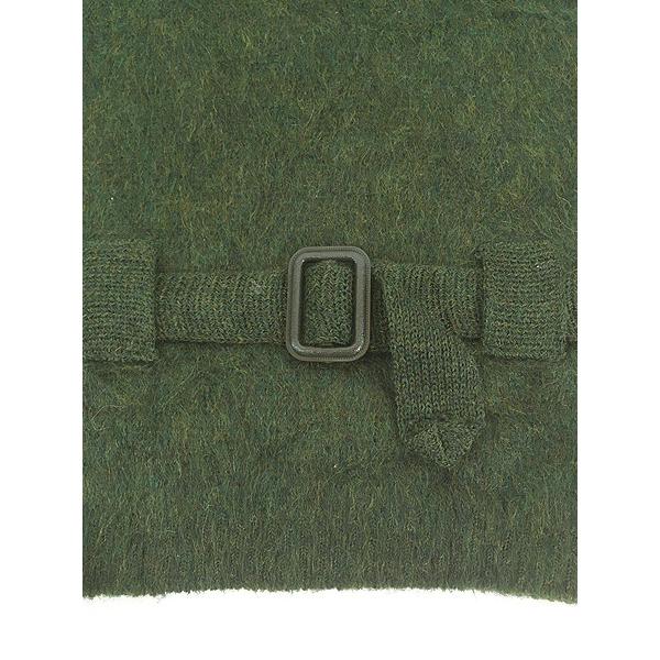 古着 70s USA製 PURITAN 貴重!! ベルト & 襟付 シャギー モヘア ウール